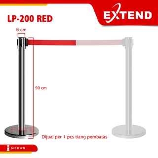 Jual Tiang Pembatas Antrian Pita Stainless Steel Besi Queue Line Pole ...