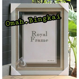 Jual Frame/Figura/Bingkai foto Linen minimalis 12R Tepi/17R Full/A3 ...