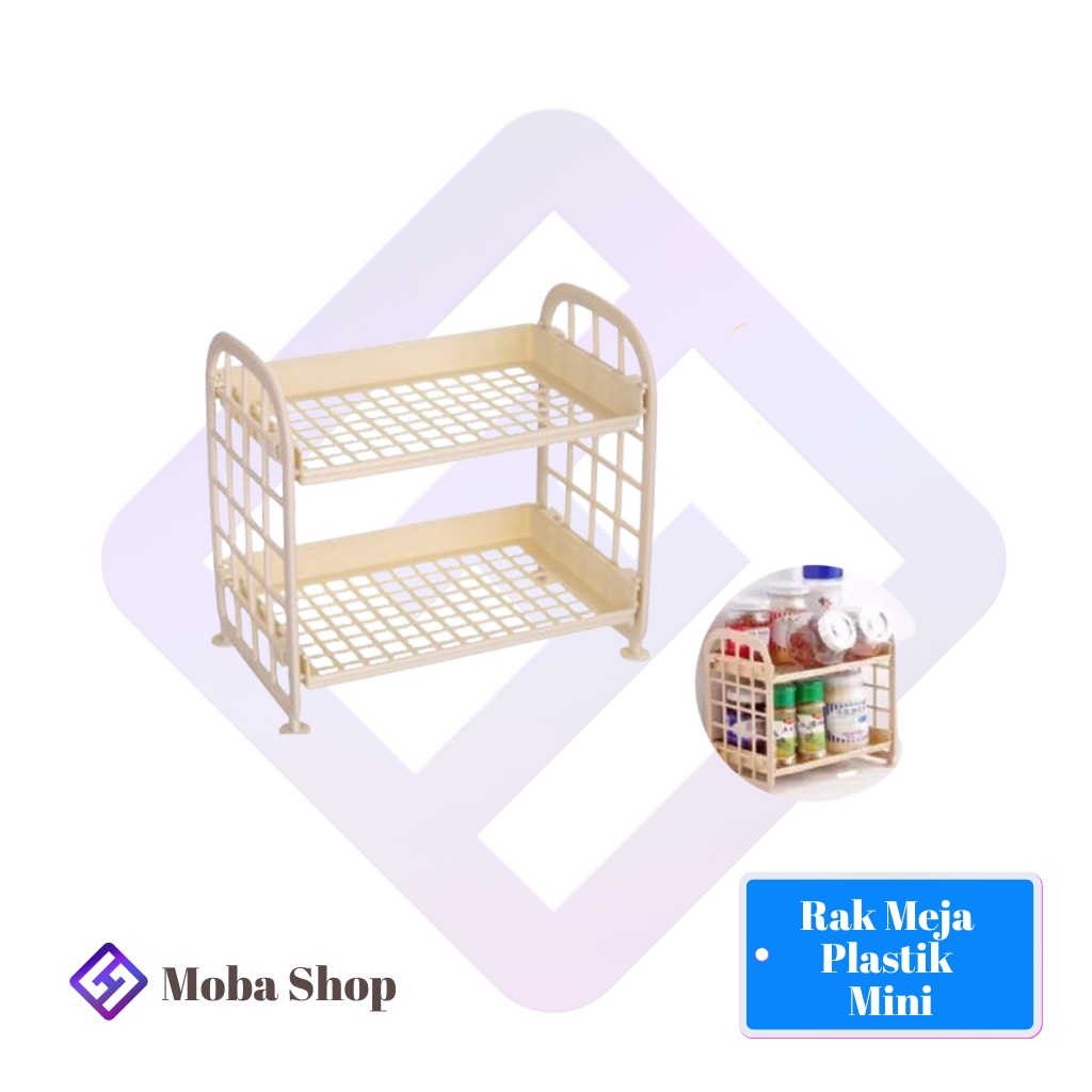 Jual Rak Meja Plastik Susun Mini / Rak 2 Susun Mini | Shopee Indonesia