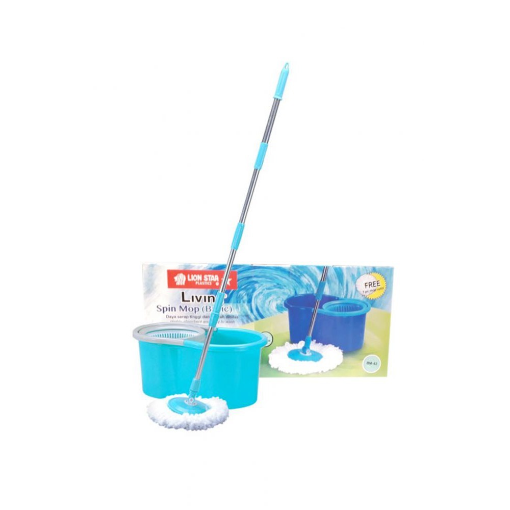 Jual Alat Pel Lion Star BM-47 - Spin Mop | Shopee Indonesia