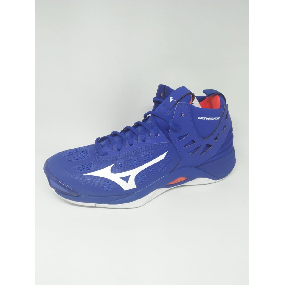 Jual Sepatu volley mizuno Wave Momentum Mid pantone reflex blue ...