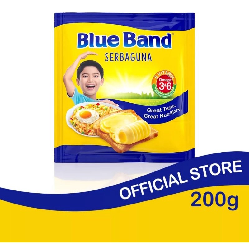 Jual BLUE BAND Serbaguna Margarin 200g / Blueband Serbaguna 200gr | Shopee Indonesia