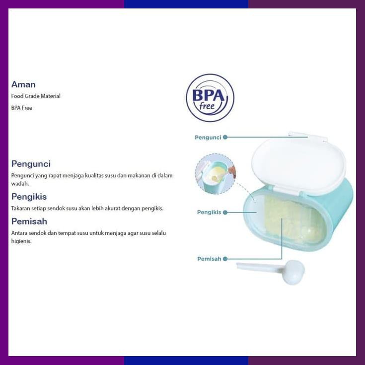 Jual Babysafe Milk Compartment Small 400Ml Tempat Susu Bubuk Susu ...