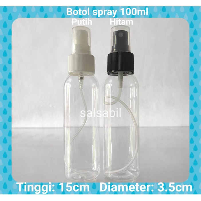 Jual Botol spray 100ml bening | Shopee Indonesia