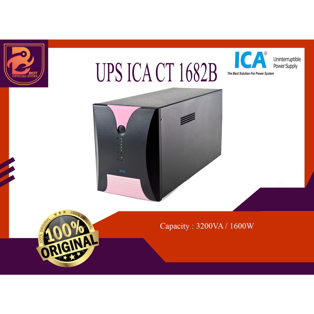 Jual UPS ICA CT1682B 3200VA | UPS ICA | UPS ORIGINAL | Shopee Indonesia