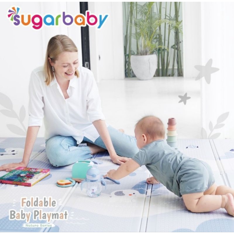Jual Sugarbaby Foldable Baby Playmat Karpet Lipat Anak | Shopee Indonesia