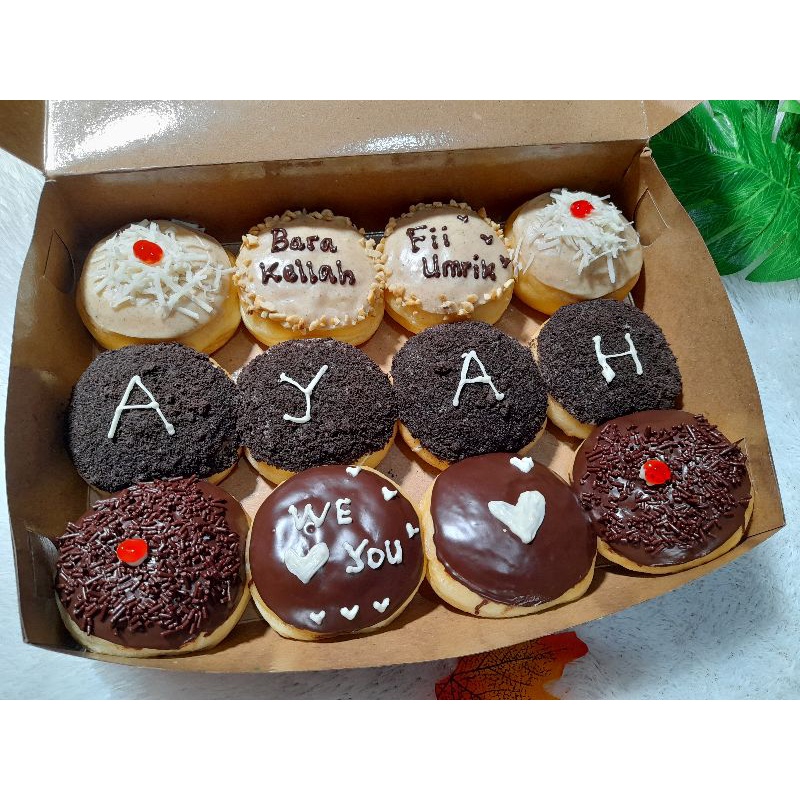 Jual Donat ultah/ Kado ulang tahun untuk suami/ayah/kado ultah suami ...