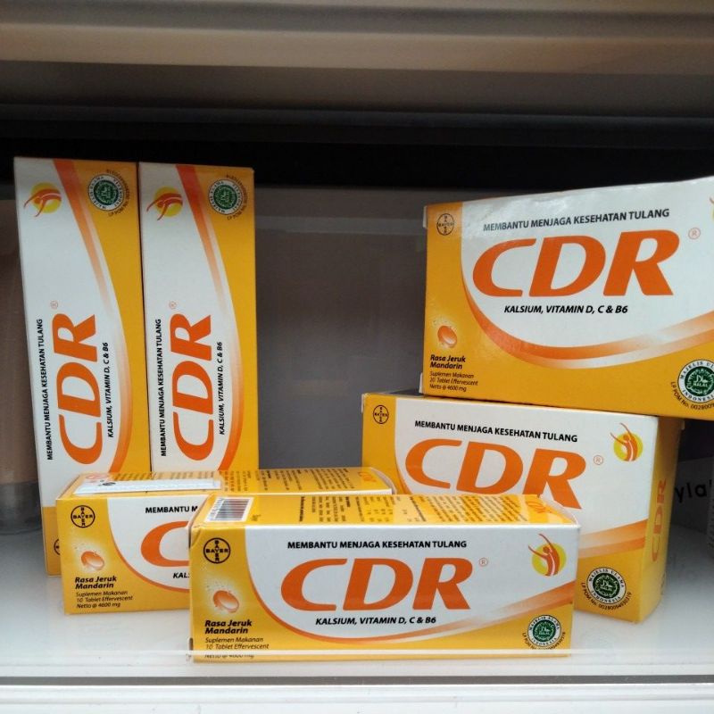 Jual CDR Kalsium, vitamin D, C & B6 | Shopee Indonesia