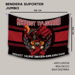 Jual BENDERA SUPORTER JUMBO BEBAS REQUEST | BENDERA KOMUNITAS | BENDERA ...