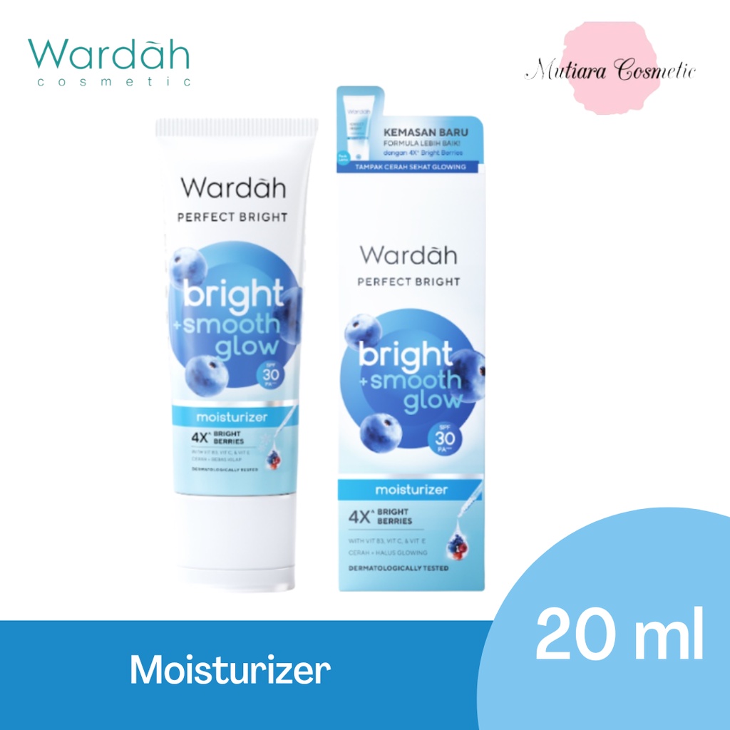 Jual Wardah Perfect Bright Moisturizer Normal Skin 20 ml | KEMASAN BARU | Shopee Indonesia