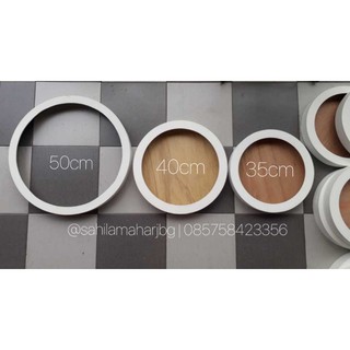 Jual FRAME BULAT 50CM (PUTIH) | Shopee Indonesia