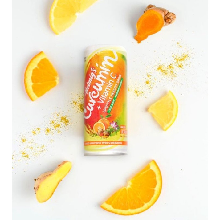 Jual Vitamin C + Curcumin Effervescent (Rasa Jeruk) Can Drink 240 ml ...