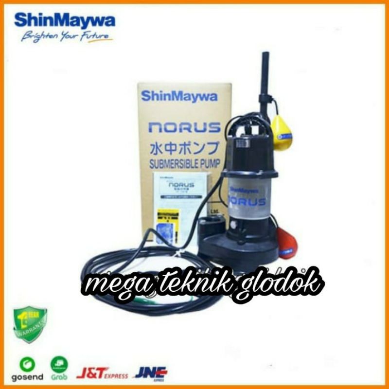 Jual POMPA SUBMERSIBLE SHINMAYWA NORUS CRS-501W 1HP 380V AUTO 3 BOLA | Shopee Indonesia
