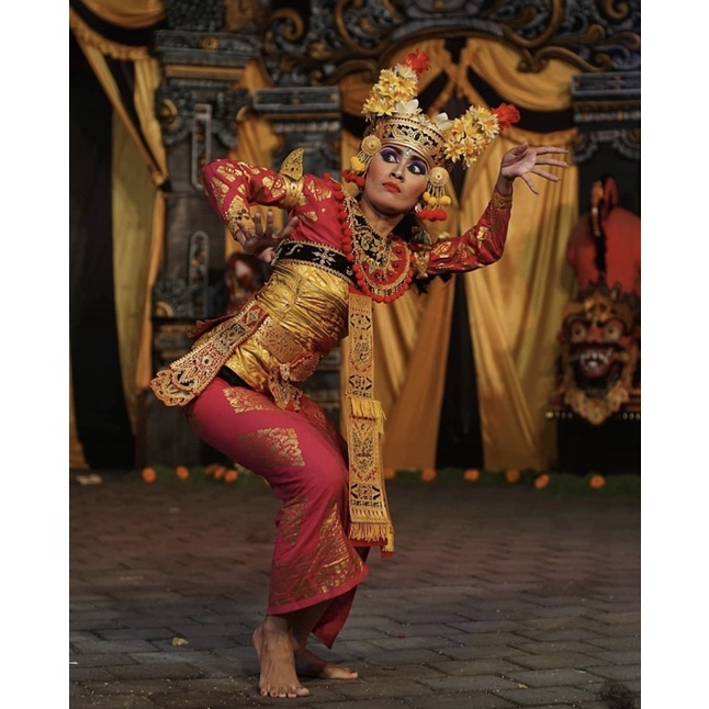 Jual Kamen Prada Segala Jenis Tari Margapati / Condong / Legong Kraton ...