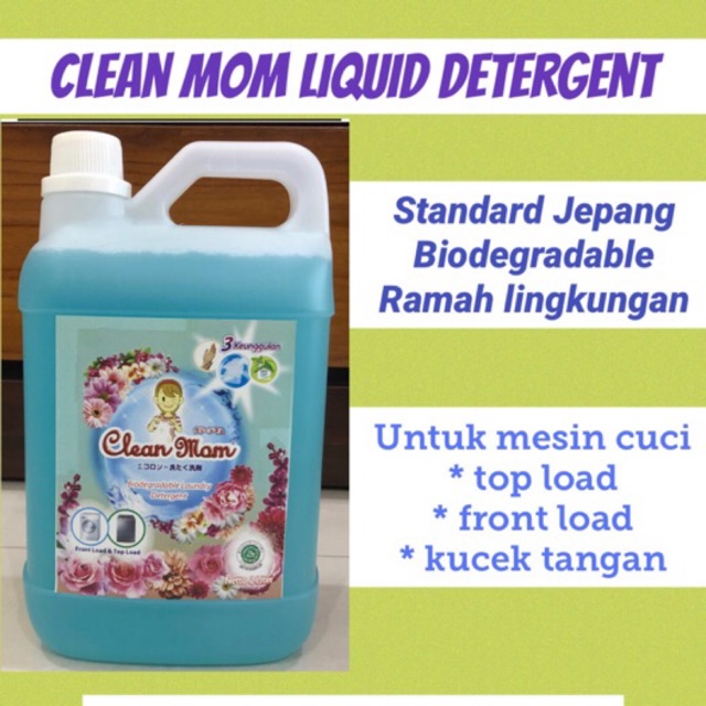 Jual Clean Mom Liquid Detergent | Shopee Indonesia