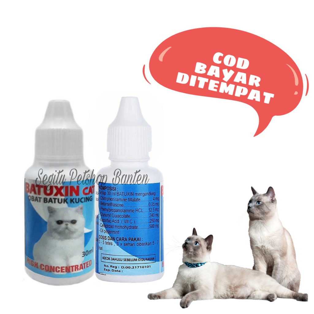 Jual Obat Batuk Kucing Sesak Nafas Pilek Batuxin | Shopee Indonesia
