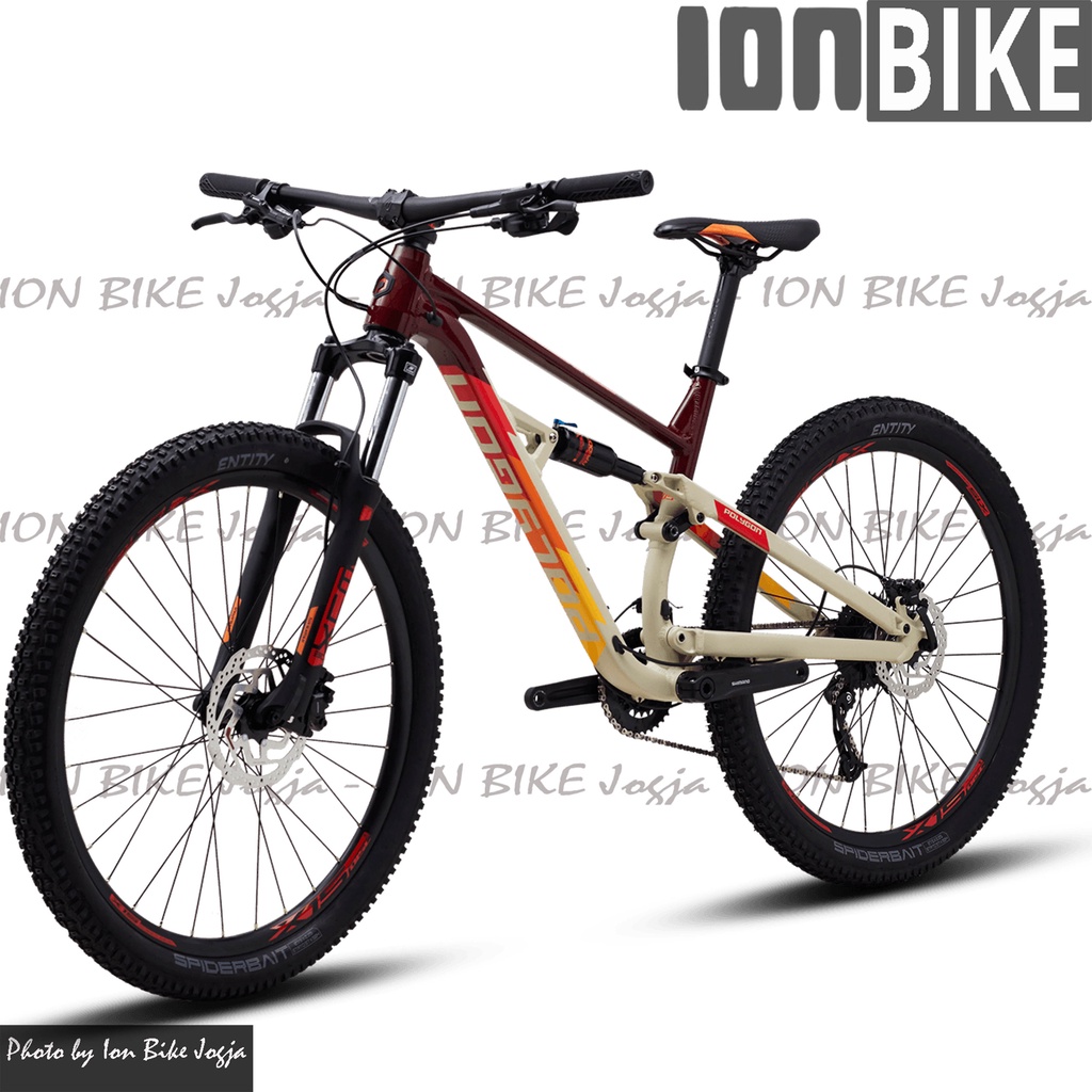 Jual Sepeda Polygon 27.5 Siskiu D5 Red Gray T Sepeda MTB Full Suspension | Shopee Indonesia