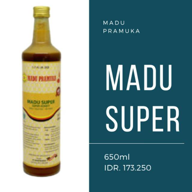 Jual MADU PRAMUKA ASLI SUPER 650 ML | Shopee Indonesia