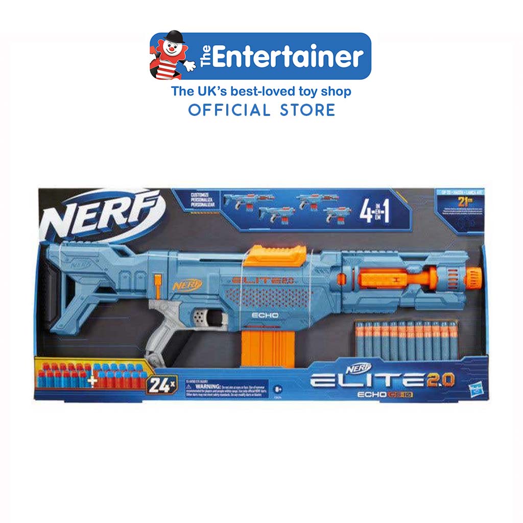 Jual Nerf Elite 2.0 Echo Cs 10 Blaster - Mainan Aktifitas Anak | Shopee ...