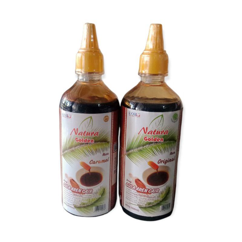 Jual Natura golden guka aren cair original caramel 500ml | Shopee Indonesia
