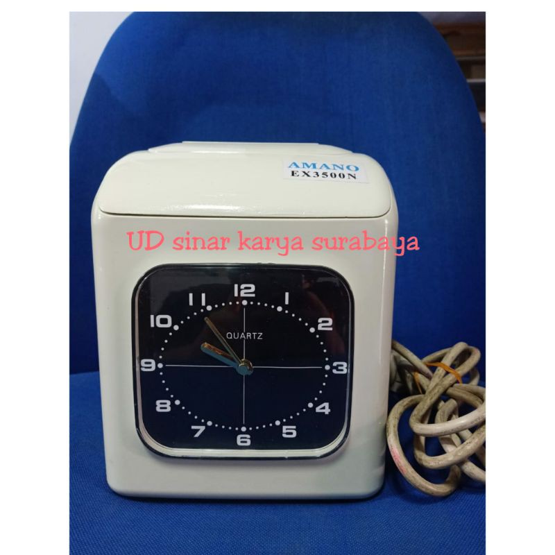 Jual mesin absensi amano ex3500 bekas mesin absensi | Shopee Indonesia