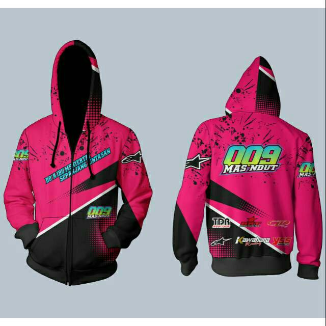 Jual Jaket Racing/Jaket Drag Race Fullprint (Custom) | Shopee Indonesia