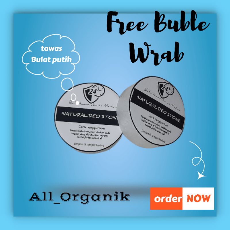 Jual All organik deodorant batu tawas spray penghilang bau badan ...