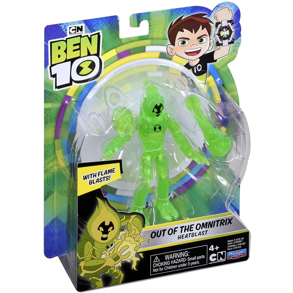 Jual BEN 10 OUT OF THE OMNITRIX HEATBLAST BASIC FIGURE ORIGINAL ...