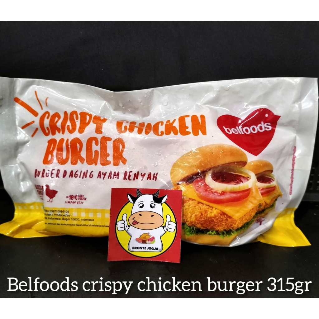 Jual BELFOODS CRISPY CHICKEN BURGER - BELFOODS BURGER - FROZEN FOOD ...