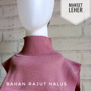 Jual MANSET LEHER PENUTUP LEHER DAN DADA UTK HIJAB | Shopee Indonesia