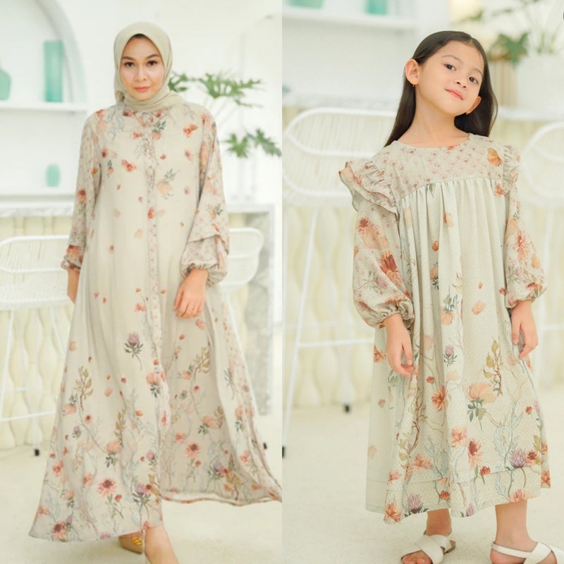 Jual Benang Jarum Raya collection Couple Maline dan Ayuna Dress Soft ...