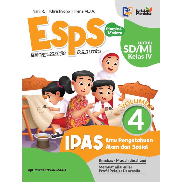 Jual BUKU ESPS IPAS VOL.2 SD/MI KLS.4/KM ORIGINAL | Shopee Indonesia