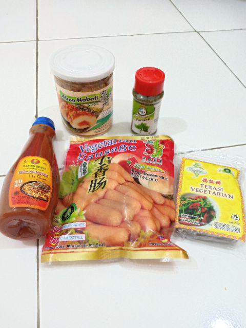 Bambu Rejeki Bolognese HOT Sauce Vegan / Bumbu Spageti Pedas instant ...