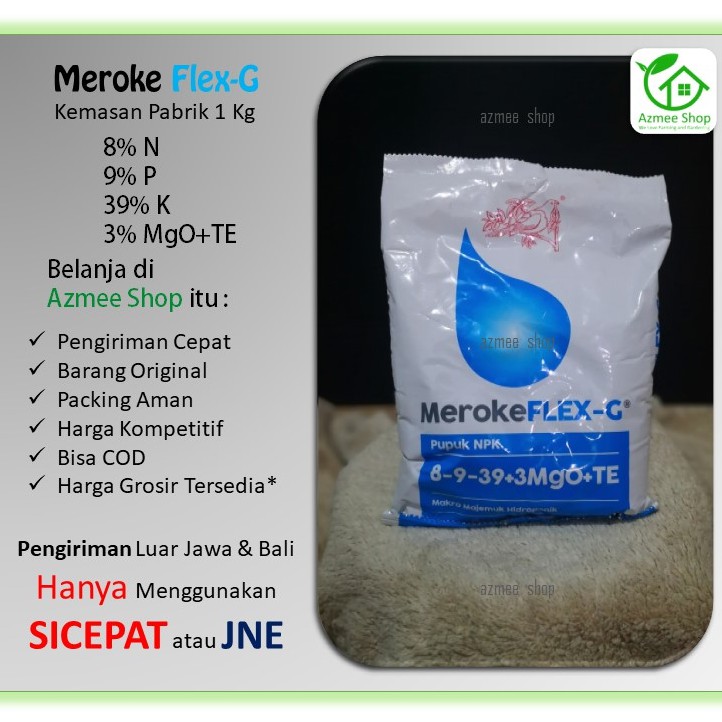 Jual PUPUK MAJEMUK MAKRO - MIKRO LENGKAP MEROKE FLEX-G Indonesia|Shopee ...