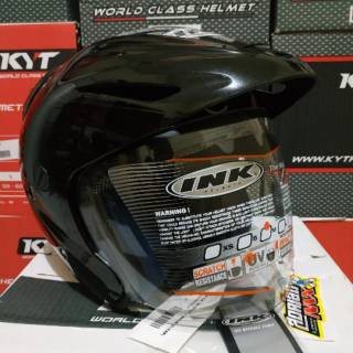 Jual HELM INK CX 22 BLACK GLOSS ORIGINAL HELM INK CX22 HITAM GLOSS HELM ...