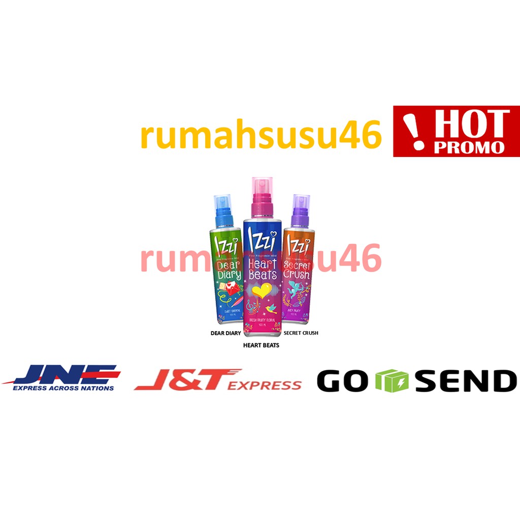 Jual Izzy Fine Fragrance Mist Cologne / Parfum Spray 100ml | Shopee ...