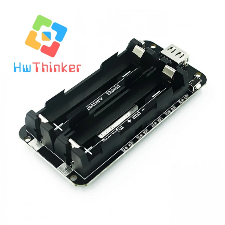 Jual Power USB Supply 2 Dual 18650 Lithium Battery Shield Charger ...