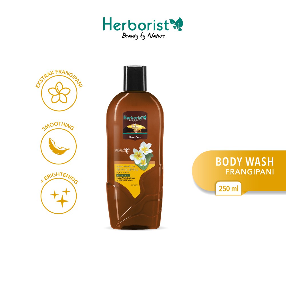 Jual Herborist Body Wash Sabun Mandi Cair Frangipani 250ml Indonesia ...