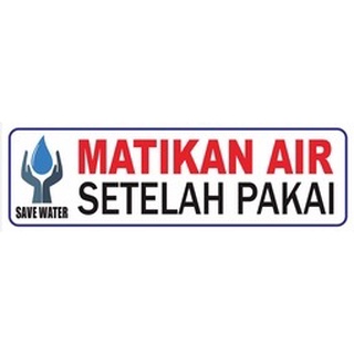 Jual STIKER MATIKAN AIR SETELAH PAKAI | Shopee Indonesia