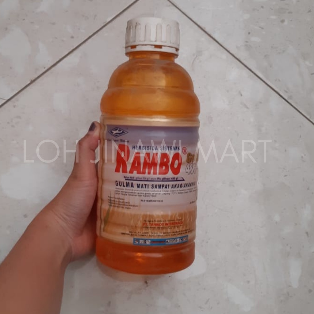 Jual Herbisida Obat Pengendali Rumput Sampai ke Akar Rambo 480SL 1 ...