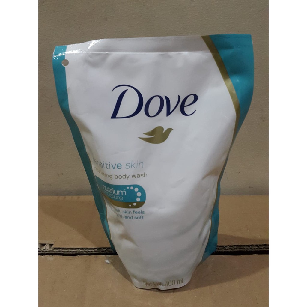 Jual Dove Sensitive Skin Body Wash 400 ml Sabun Mandi Cair Dove Biru ...