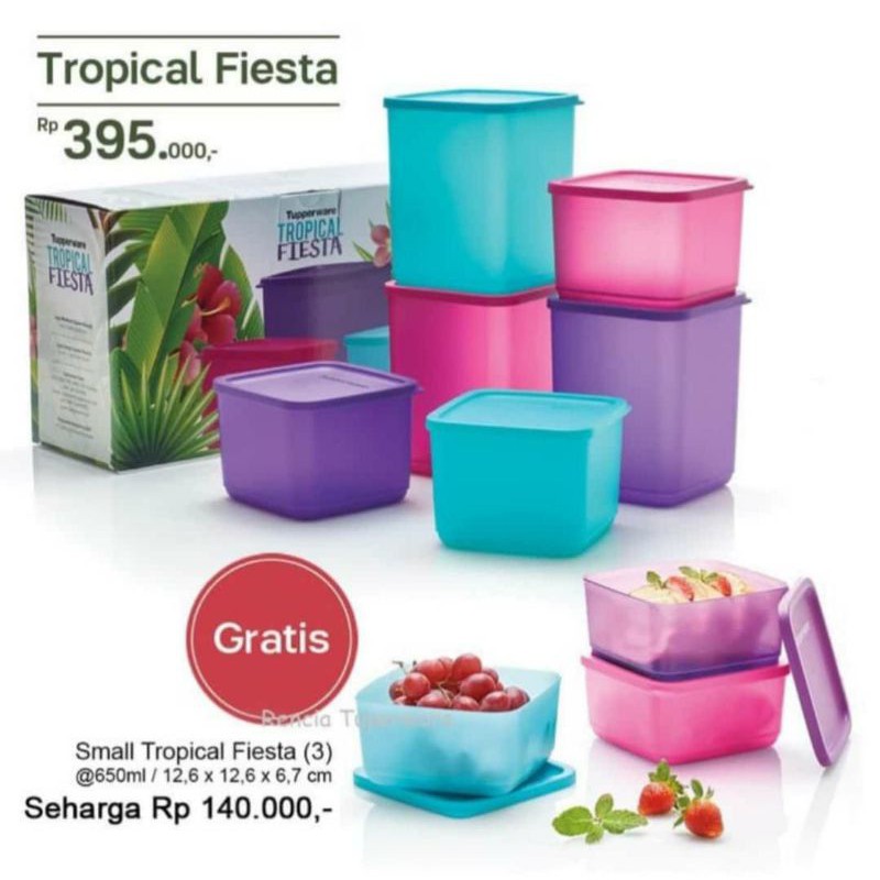 Jual Tropical Fiesta Tupperware ECER 1L | Shopee Indonesia