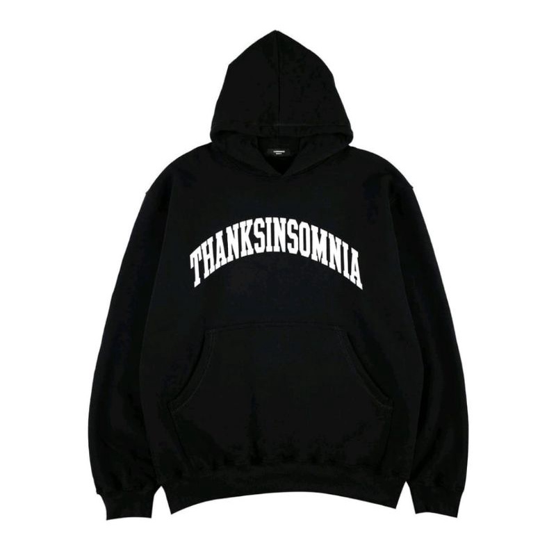 Jual Thanksinsomnia Hoodie Classic Black Indonesia|Shopee Indonesia