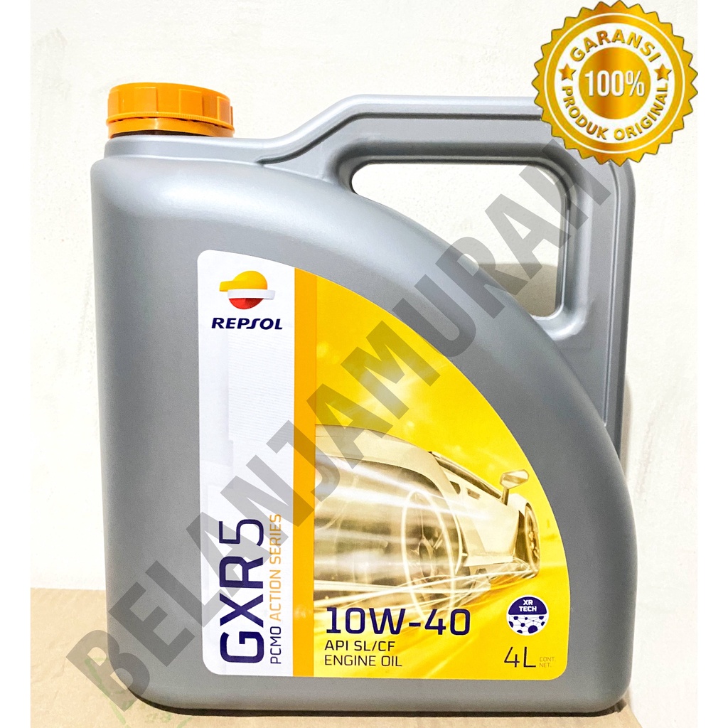 Jual Oli Mesin Repsol SAE GXR5 / GXR 5 10w-40 Api SL/CF 4L / Galon 100% ASLI | Shopee Indonesia