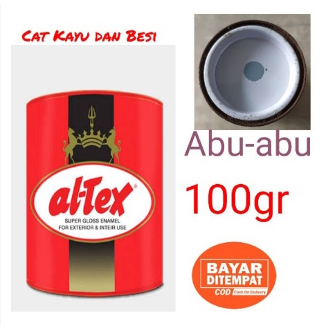 Jual Cat Kayu dan Besi AL-TEX 100Gr 22 Abu-abu | Shopee Indonesia