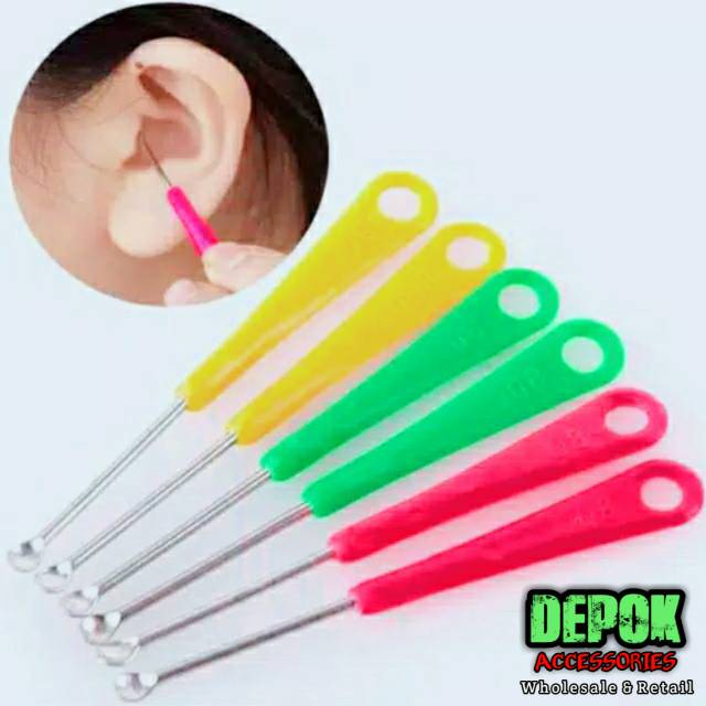 Jual (1pcs) Korek Kuping Besi Gagang | Alat Pembersih Telinga | Shopee ...