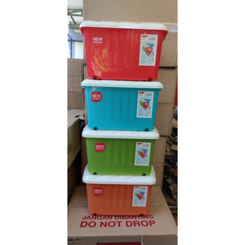 Jual Saga Container Box Roda Warna Parcel Maspion | Shopee Indonesia
