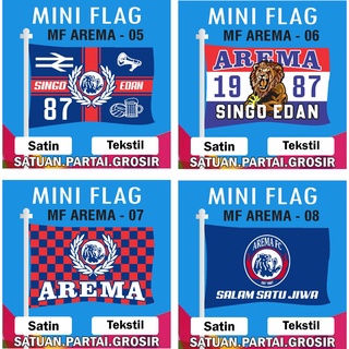 Jual BENDERA AREMA FC / MINI FLAG CUSTOM AREMA SALAM SATU JIWA ...