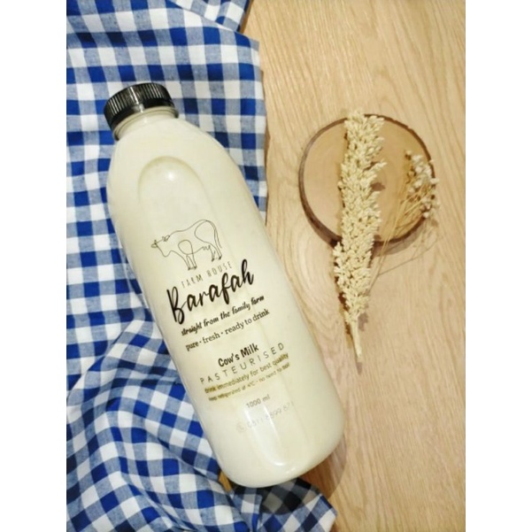 Jual SUSU SAPI MURNI PASTEURISASI SIAP MINUM BOTOL 1 LITER | Shopee ...