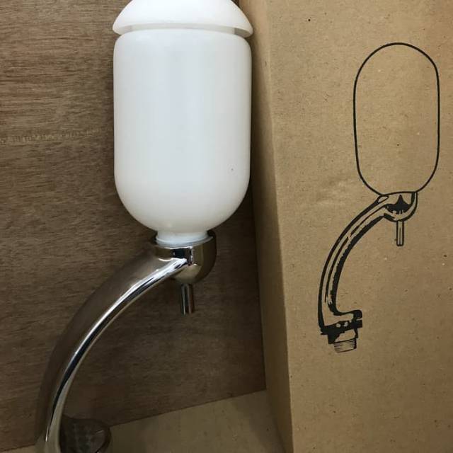 Jual Tempat sabun cair model TOTO ts126ar - soap dispenser wastafel ...